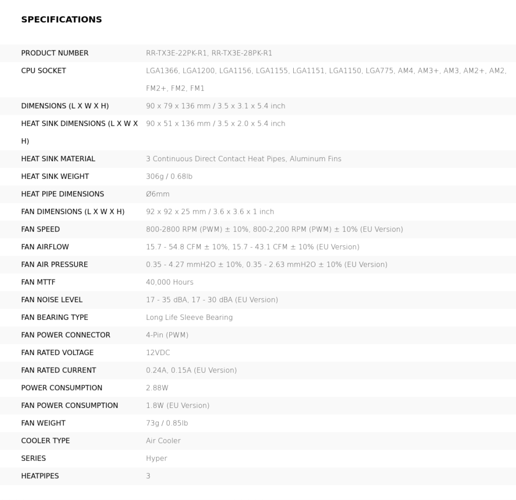 Cooler Master CPU Cooler: HYPER TX3 EVO 92mm Fan, Support Intel LGA ...